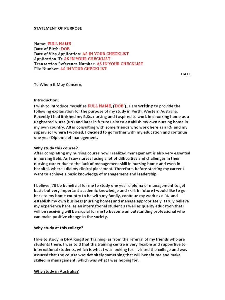 SOP Sample | PDF | Nursing Home Care | Nursing