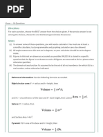 Free SAT Math Level 2 Subject Test | PDF | Line (Geometry) | Ellipse