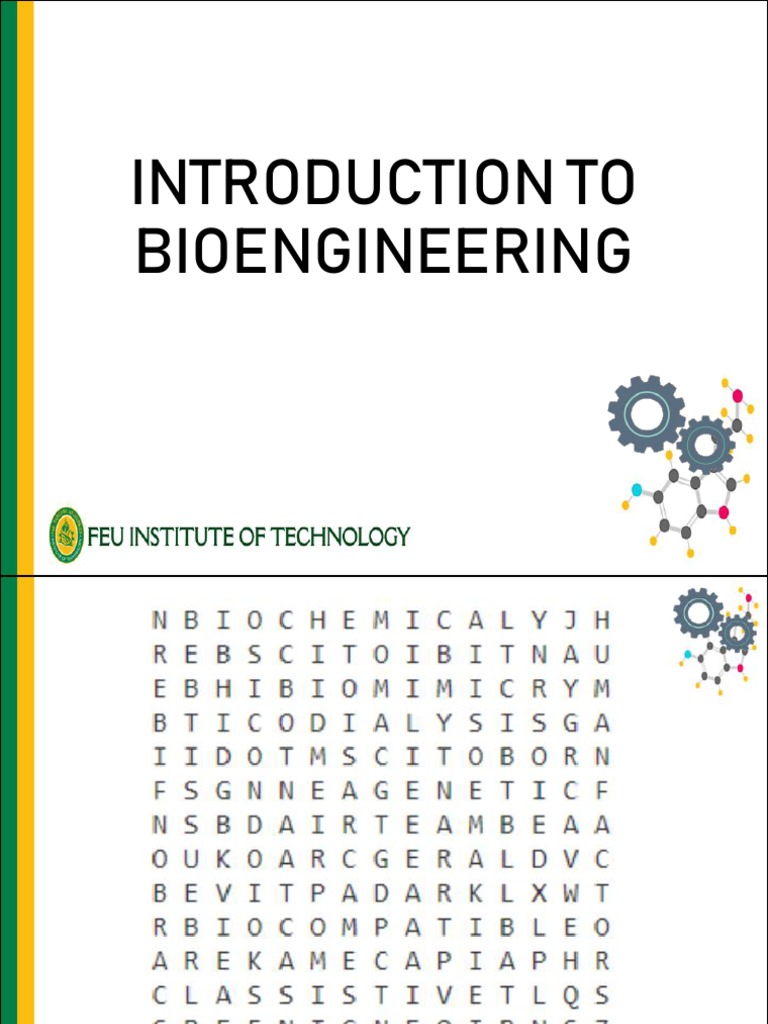 Introduction To Bioengineering | PDF | Biological Engineering | Biology