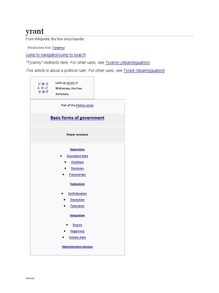 A Comprehensive Look at Tyranny: Defining Characteristics, Historical ...