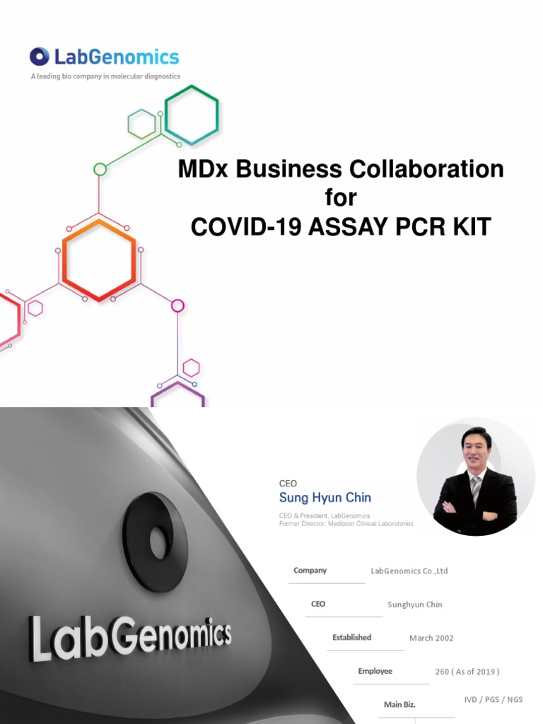 (Labgenomics) Biz Collaboration - LabGun™ COVID-19 Assay PCR Kit ...
