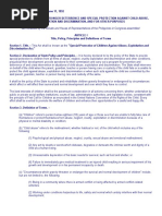 Ra 7610 | PDF | Child Abuse | Human Trafficking