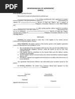 PAKYAW AGREEMENT Sample | PDF