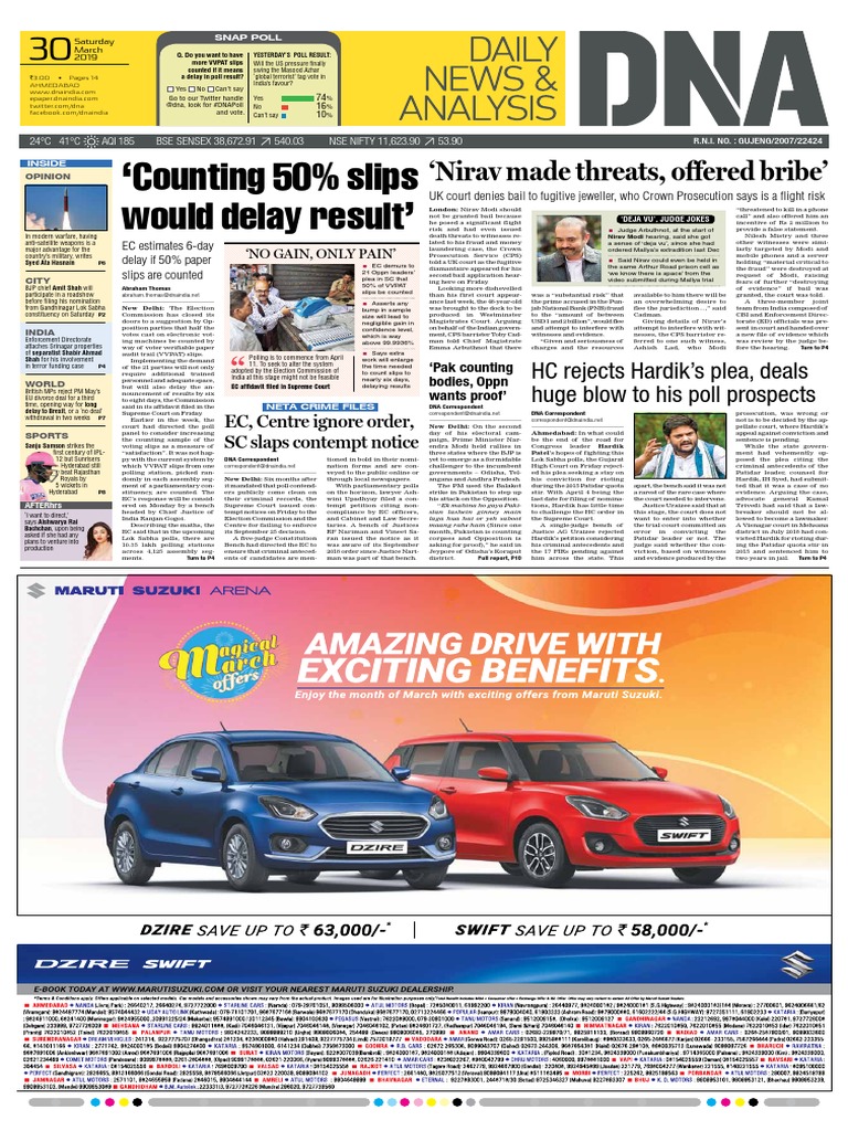 DNA@NewspaperWala 23 PDF | PDF | Bharatiya Janata Party | Narendra Modi