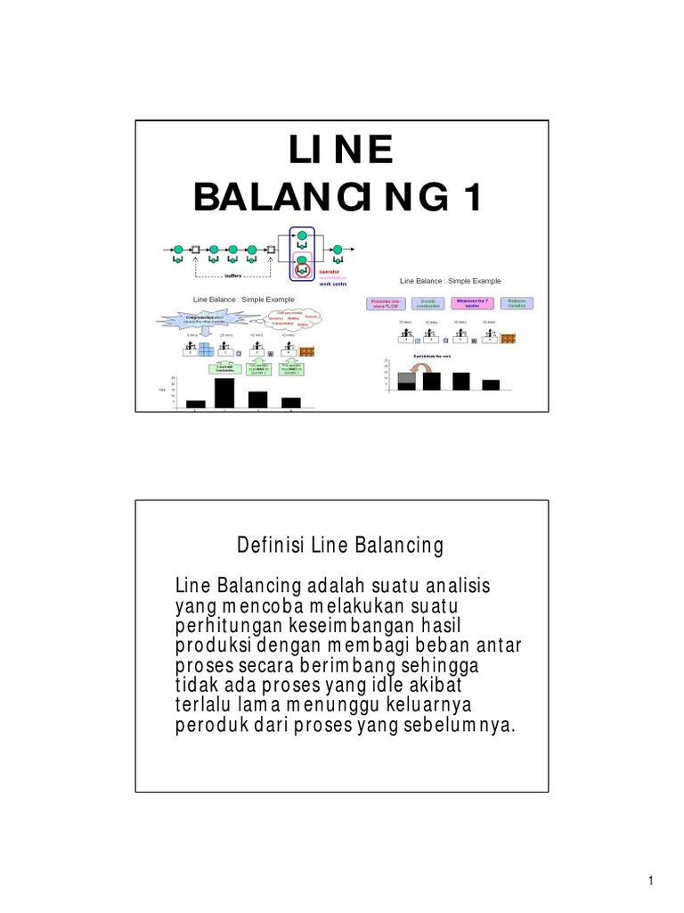 4.line Balancing-1 | PDF | Metode & Bahan Ajar | Komputer