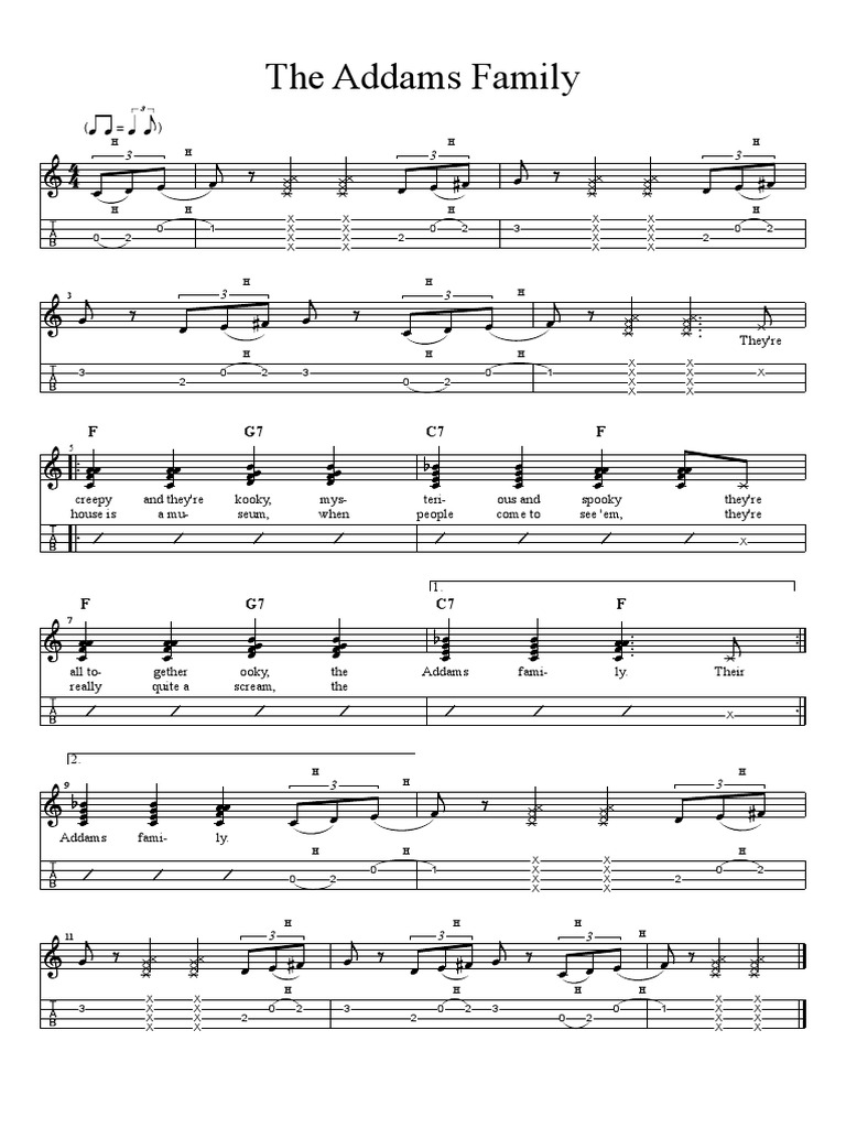 Addams Family PDF | PDF