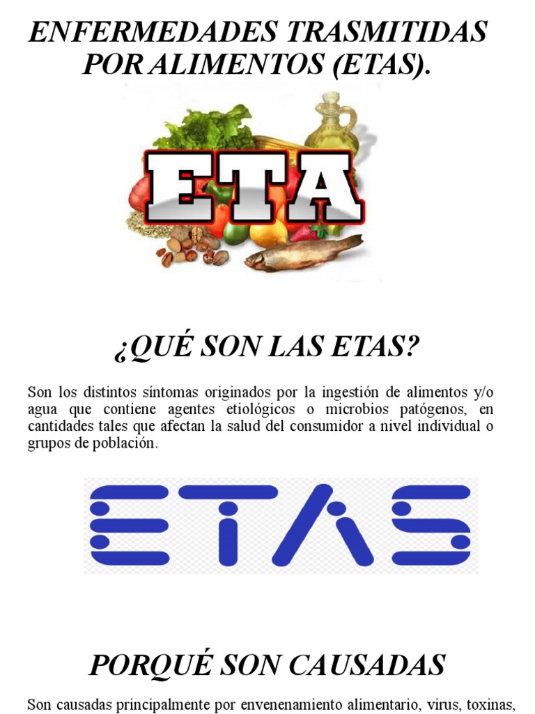 Enfermedades Trasmitidas Por Alimentos (Etas) | PDF | Diarrea | Alimentos