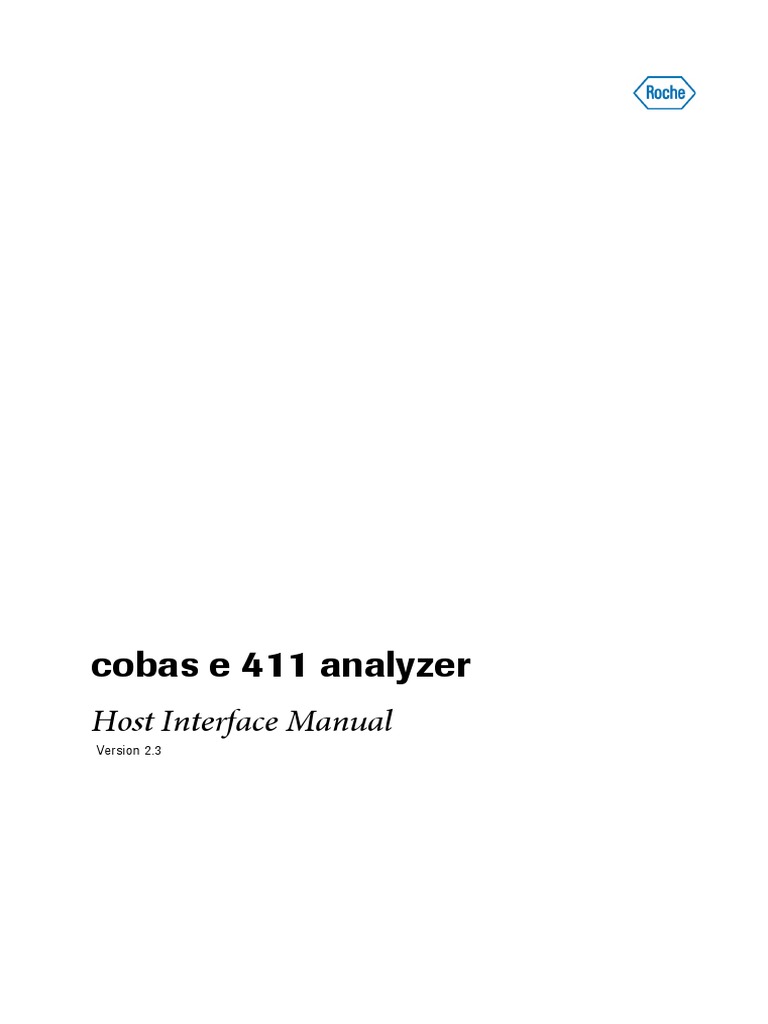 E411 - Host Interface Manual - v2.3 PDF | PDF | Transmission Control ...