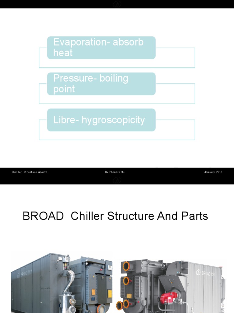 Chiller Structure &parts - Phoenix | PDF | Heat Exchanger | Water Heating
