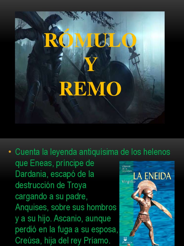Leyenda de Rómulo y Remo PDF | PDF | Romulus y Remus | Religión romana antigua