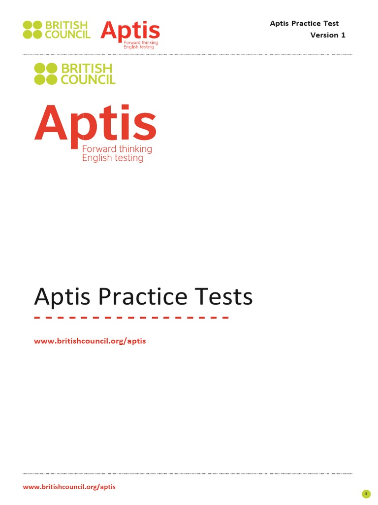 Aptis Model Test 2 Question | PDF | Test (Assessment) | Question