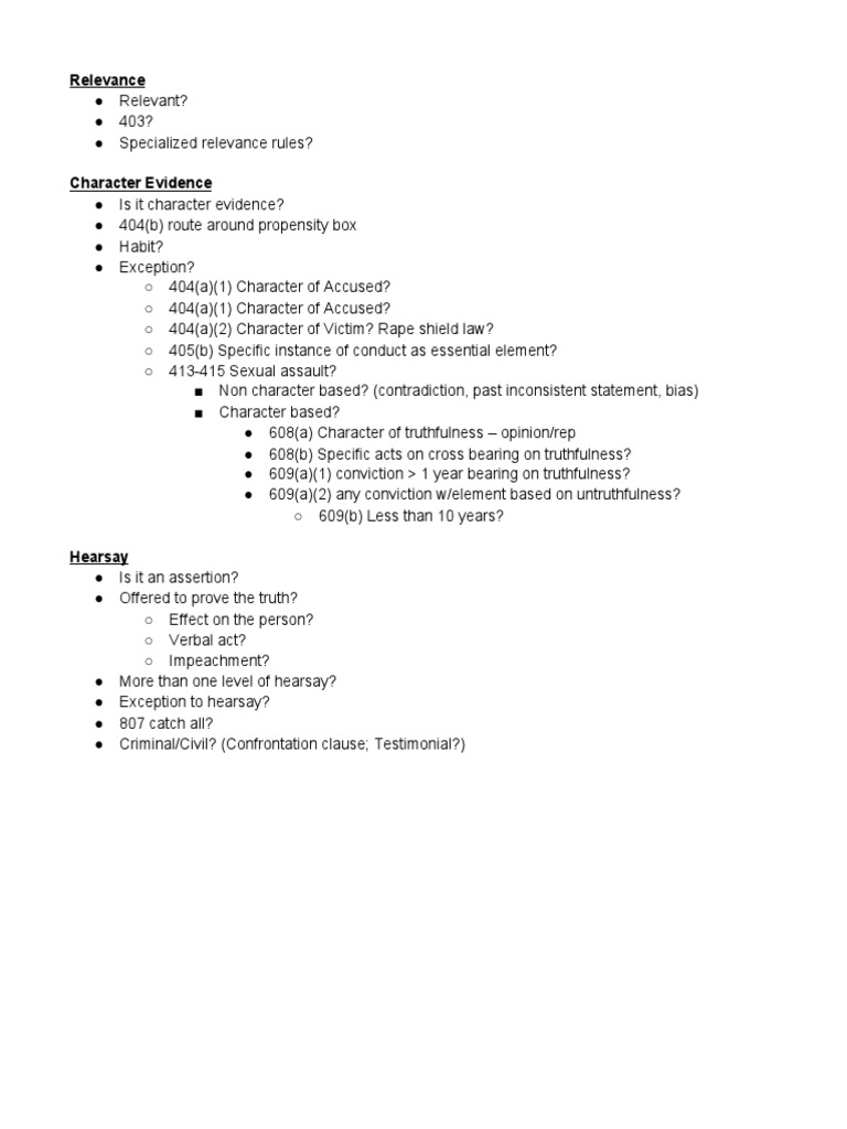 Evidence Attack Plan | PDF