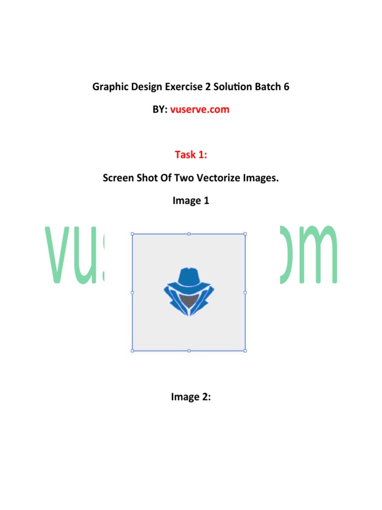 Graphic Design Exercise 2 Solution Batch 6 | PDF