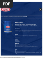 Ficha Tecnica Festermix | PDF | Hormigón | Cemento