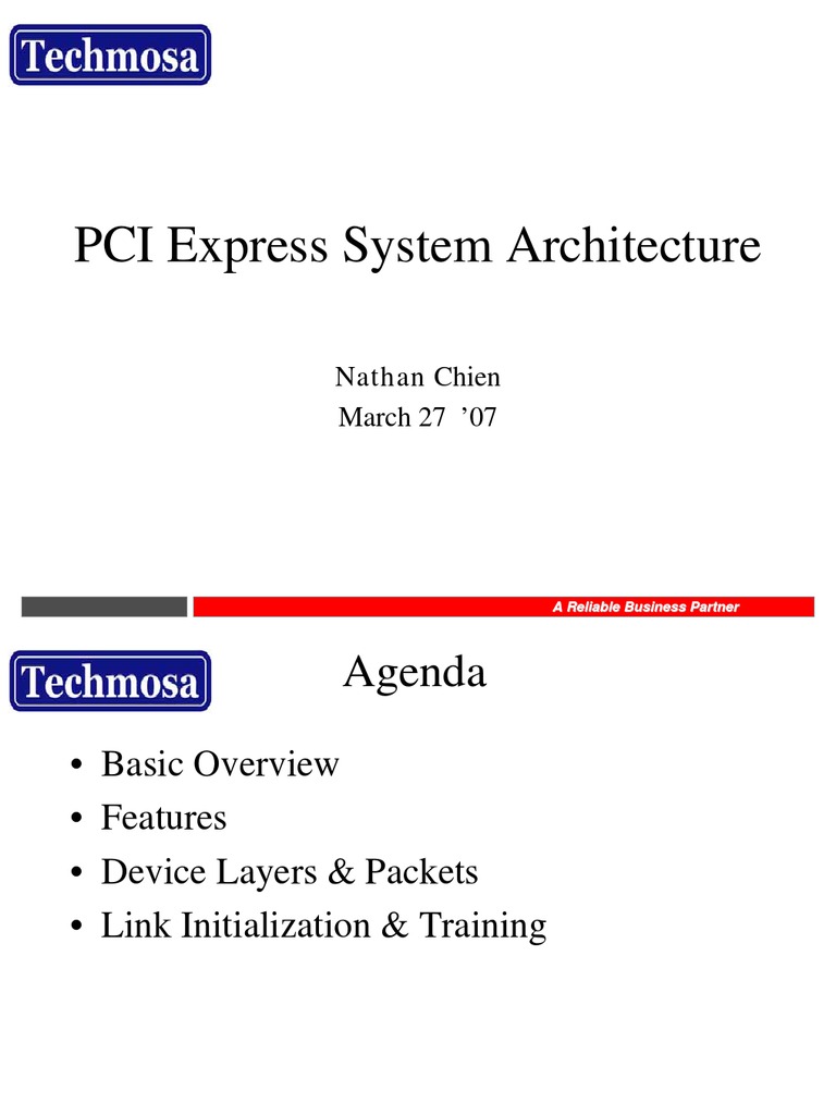 PCI Express System Architecture 27-Mar | PDF | Transmission Control Protocol | Media Technology