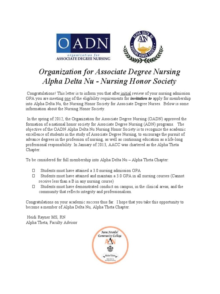 Alpha Delta Nu Invite | PDF