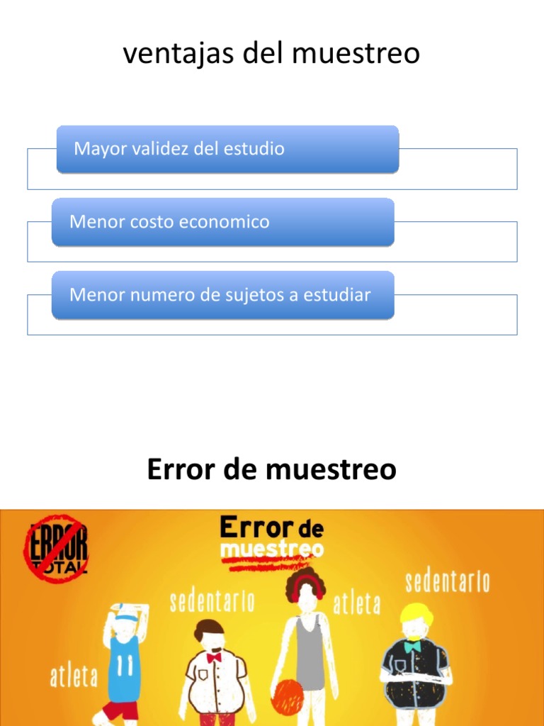 Error Muestral | PDF