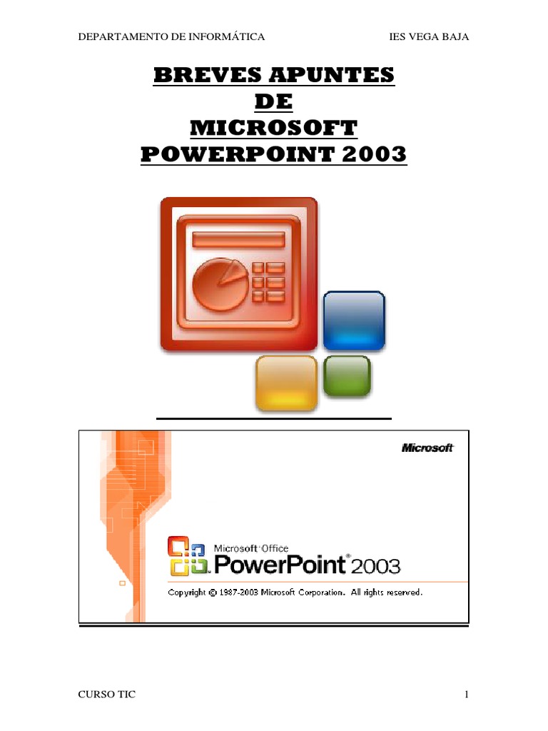 Manual Powerpoint 2003 | PDF | Microsoft PowerPoint | Software