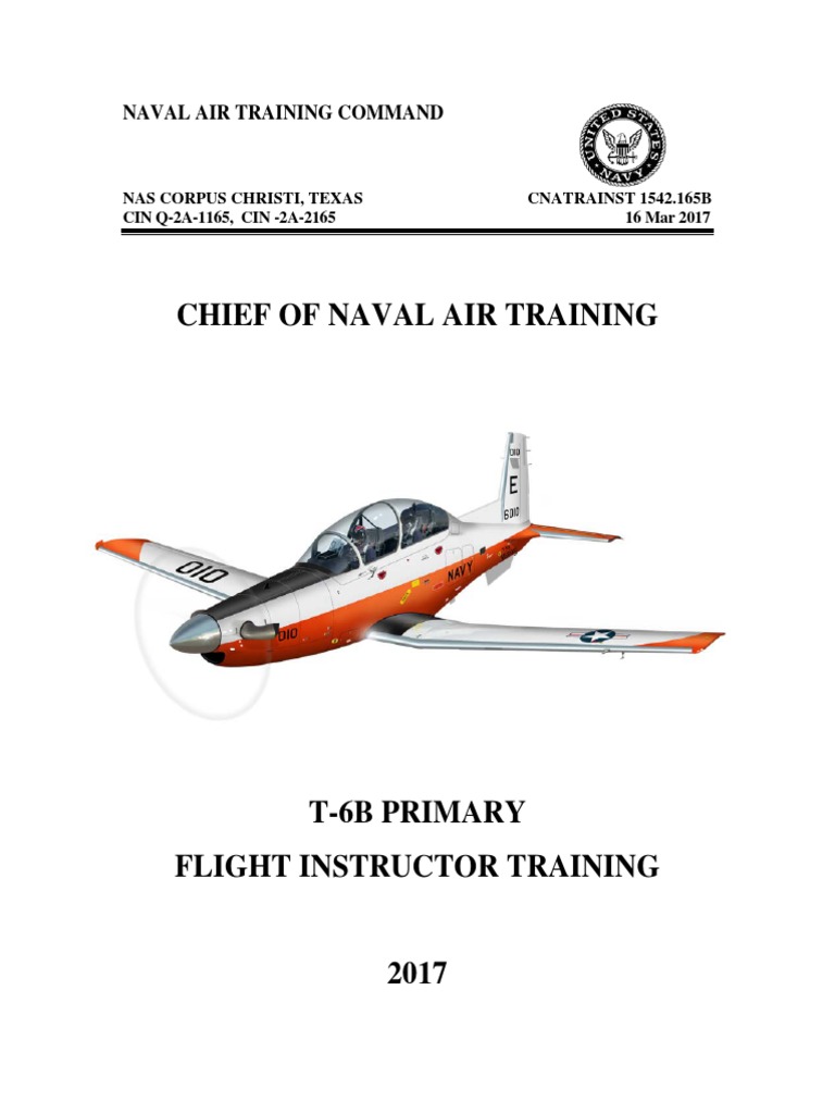 T-6B Primary Flight Instructor Training | PDF | Instrument Flight Rules ...
