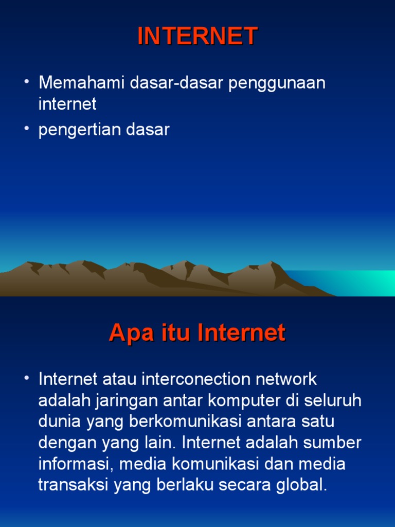 Panduan Dasar Internet | PDF