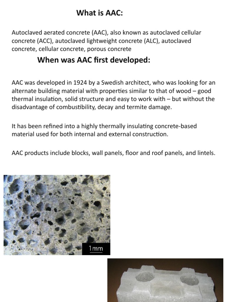 AAC Class | PDF | Concrete | Architectural Elements