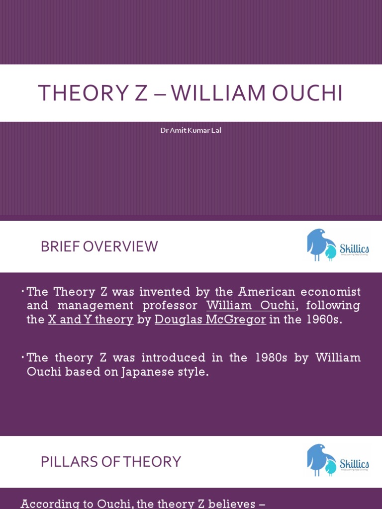 Theory Z: Ouchi's Management Principles | PDF