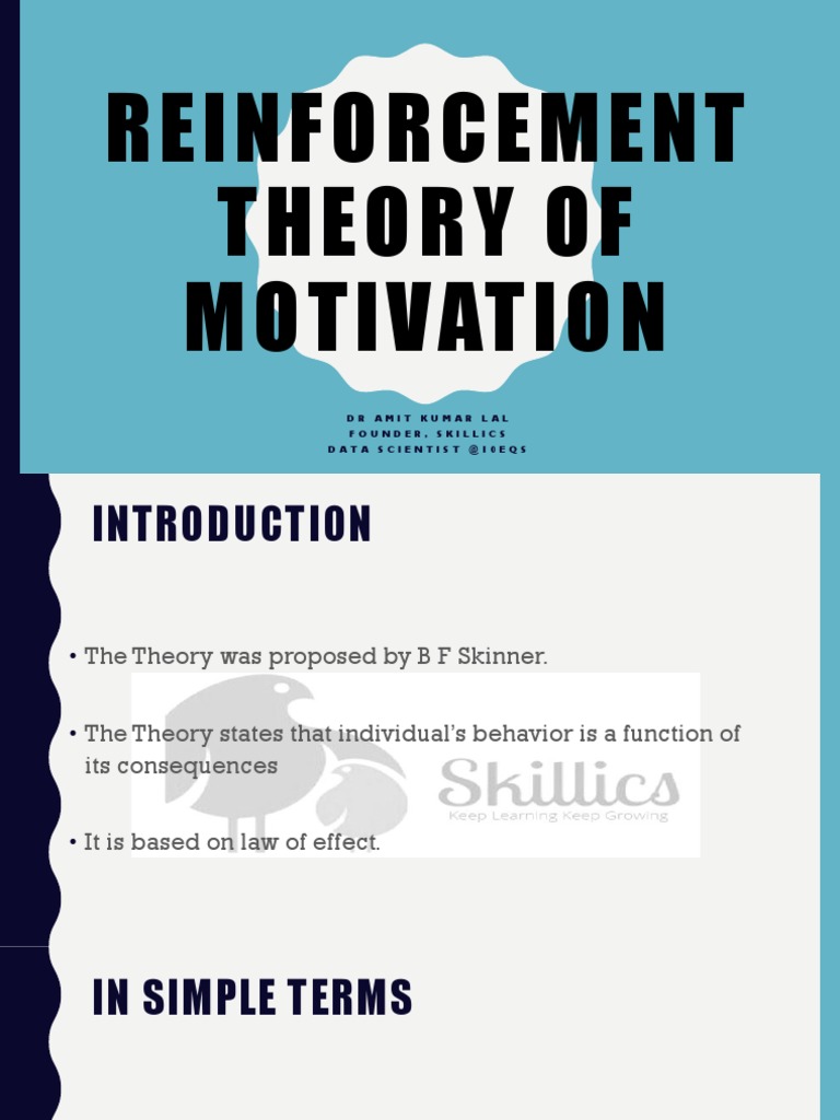 Reinforcement Theory in Motivation | PDF | Reinforcement | Motivation