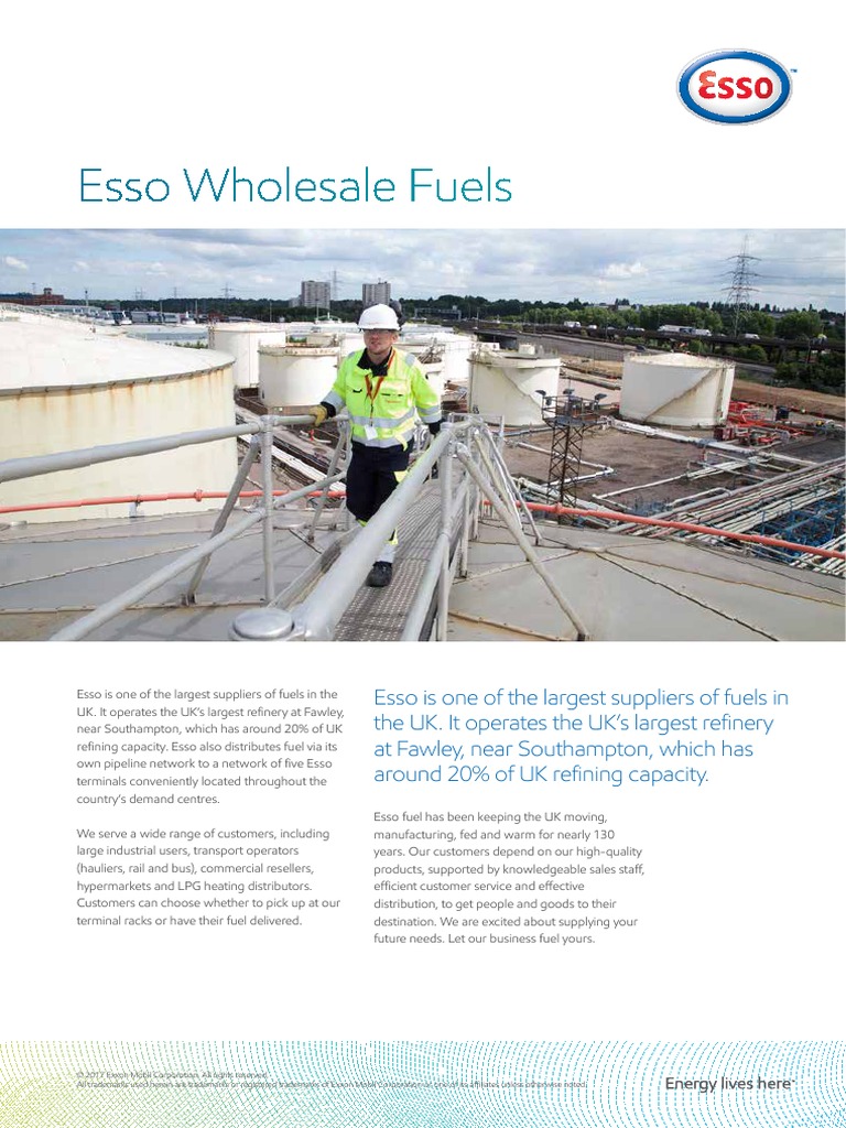 UK Wholesale Fuels Brochure 2017 310317 WEB | PDF | Exxon Mobil | Oil ...