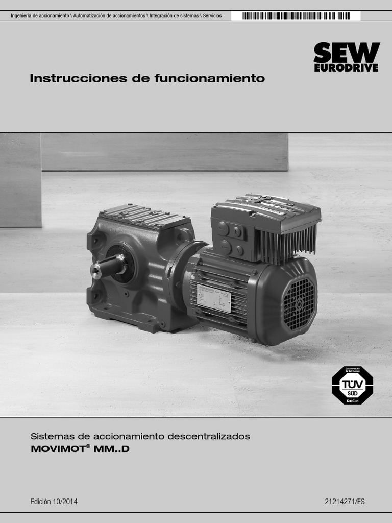 Movimot Sew PDF | PDF | Bienes manufacturados | Componentes eléctricos