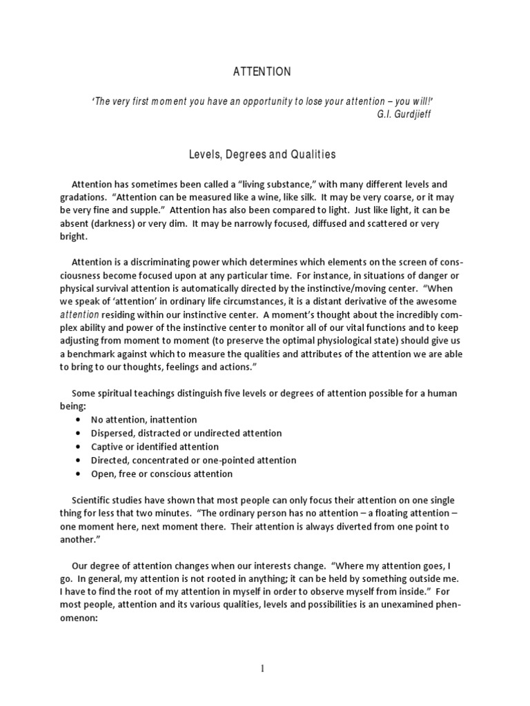 Attention PDF | PDF | Nature