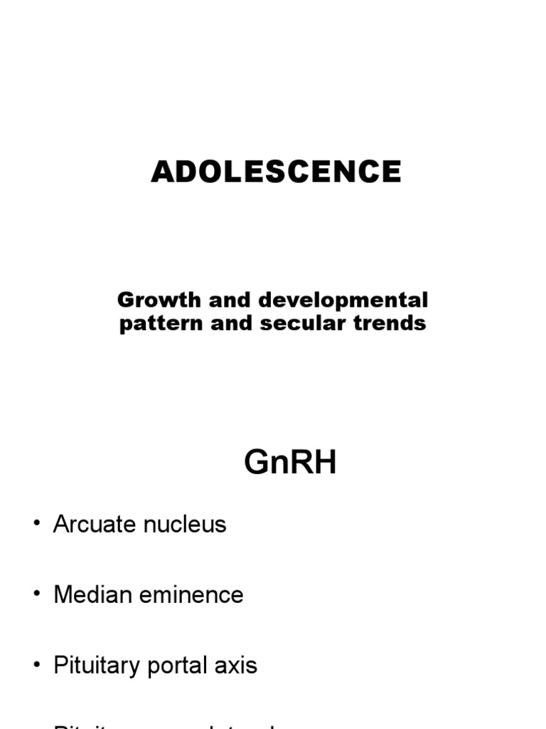 Adolescent Growth Patterns in Girls | PDF | Glands | Endocrinology
