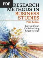 Research Methods For Business Students (Saunders) | PDF | Analysis ...