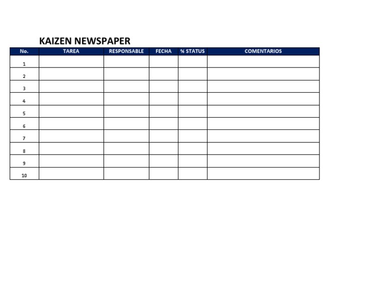 Kaizen Newspaper | PDF