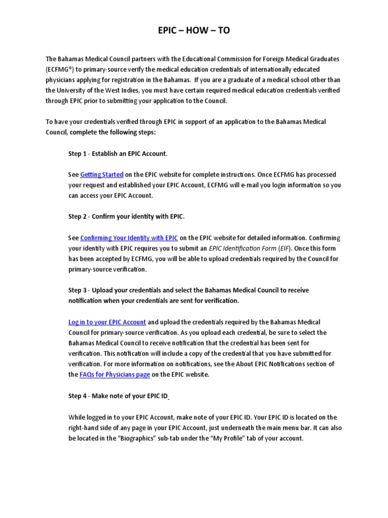 Epic How To | PDF | Credential | Health Care