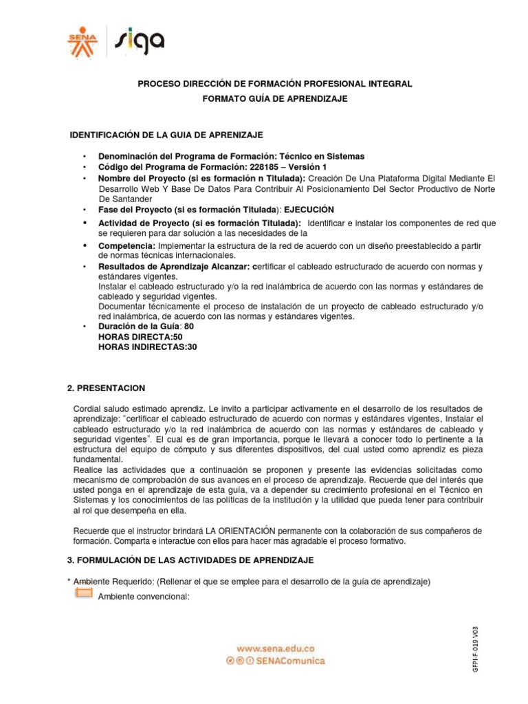 GFPI-F-019 - GUIA - DE - APRENDIZAJE-Redes de Computadoras REDES PDF | PDF | Topología de la red ...