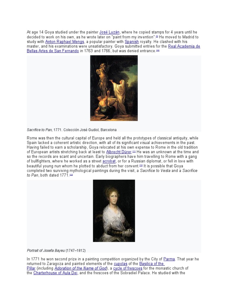 José Luzán Anton Raphael Mengs Spanish Real Academia de Bellas Artes de ...