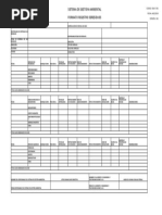 Formato Planilla de Control de Residuos Solidos | PDF | Residuos | Science