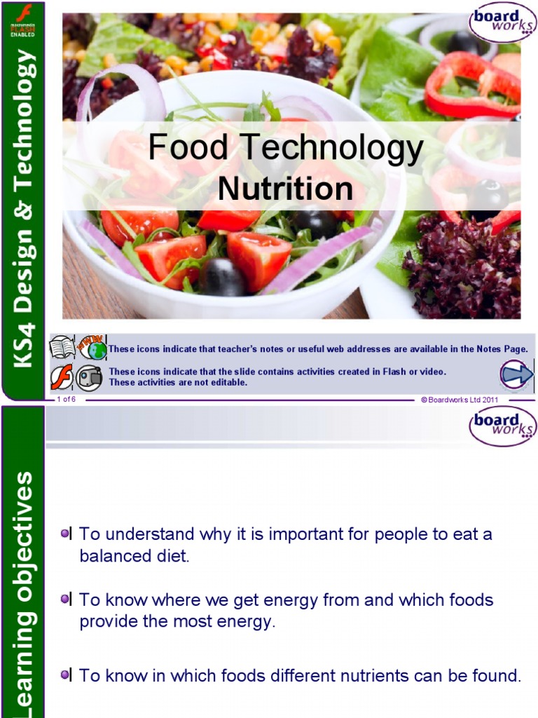 Food Technology | PDF | Healthy Diet | Fat