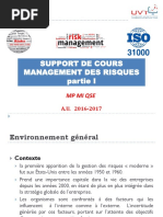 Support de Cours ISO 31000 V 2018 | PDF | Risque | Gestion des risques