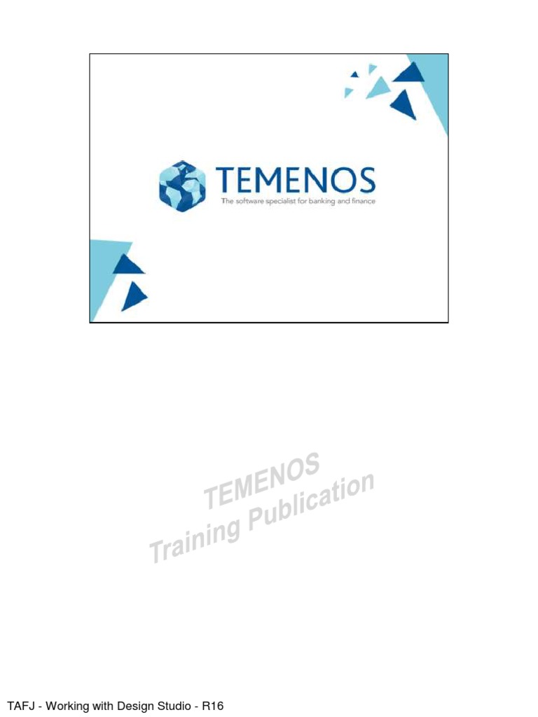 TAFJ - Working With Design Studio - R16 | PDF | Command Line Interface | Button (Computing)