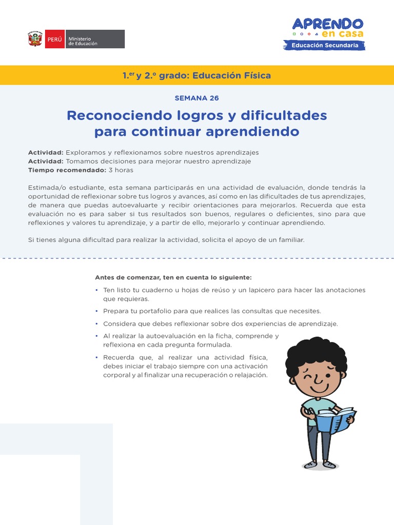 1° - 2° Reflexion de Logros | PDF | Aprendizaje | Evaluación