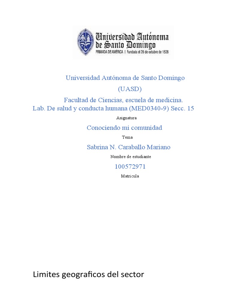 Conociendo Mi Comunidad | PDF | Ciencias sociales