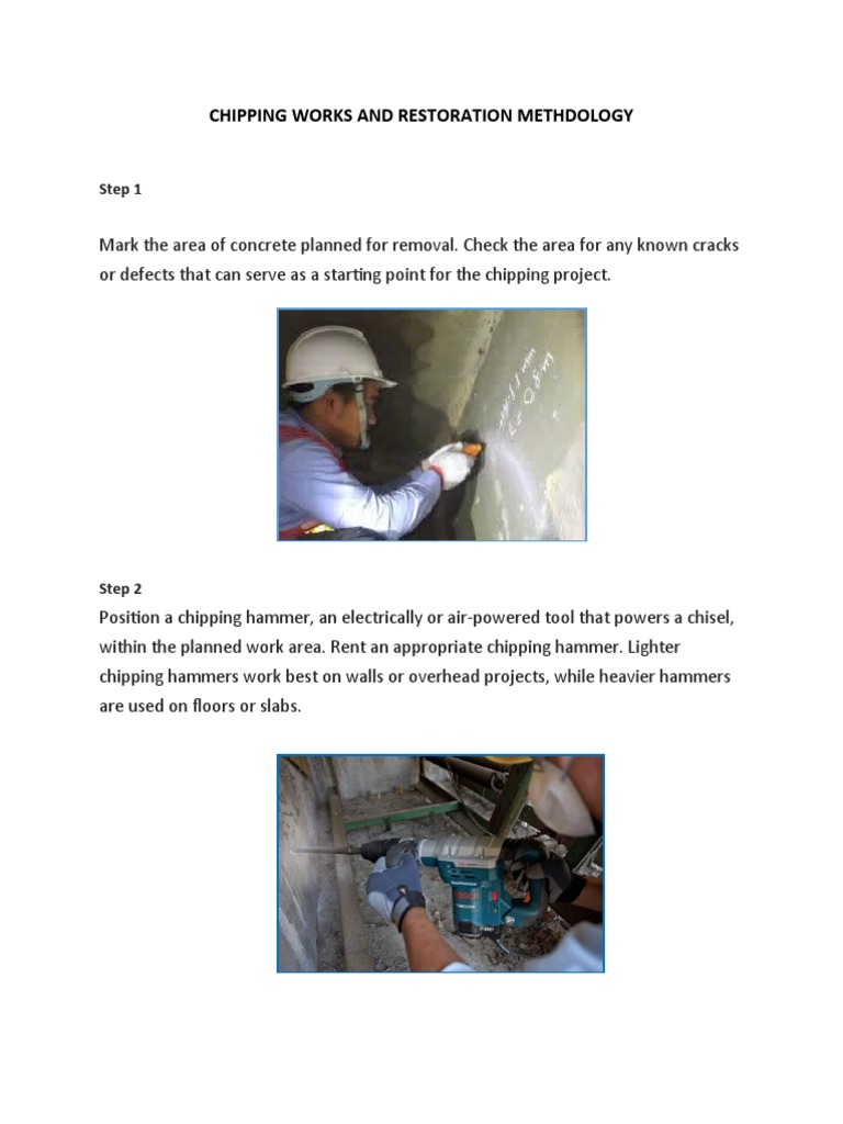 Chipping Works Methdology | PDF