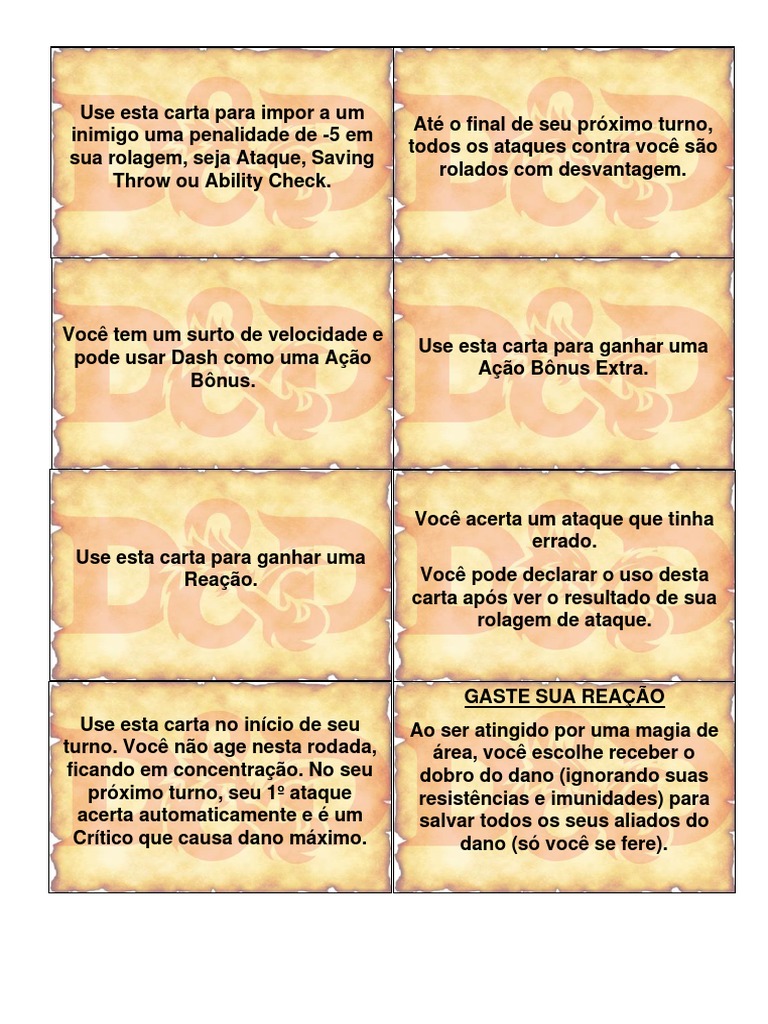 Critical Hit Cards | PDF | Lazer | Esportes