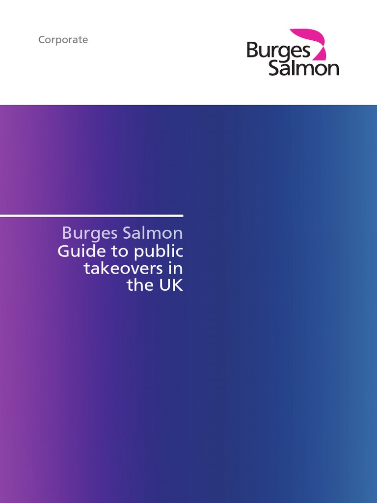 UK Public Takeover Guide | PDF | Takeover | Mergers And Acquisitions