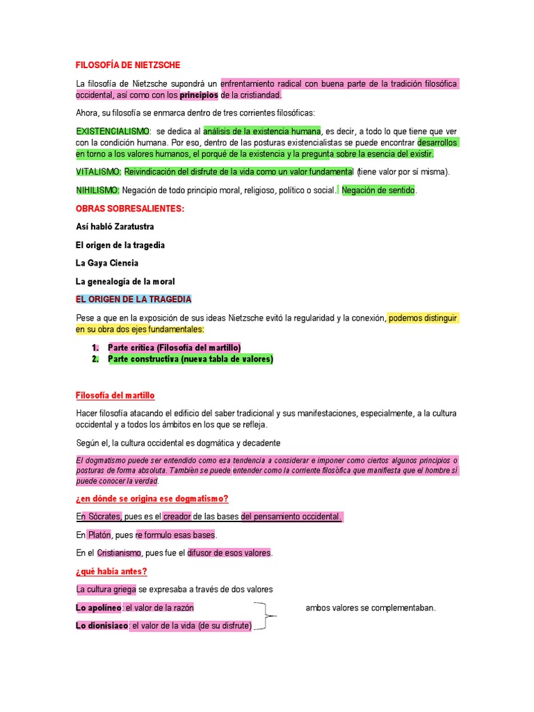 FILOSOFiA DE NIETZSCHE - 2 | PDF | Friedrich Nietzsche | Moralidad
