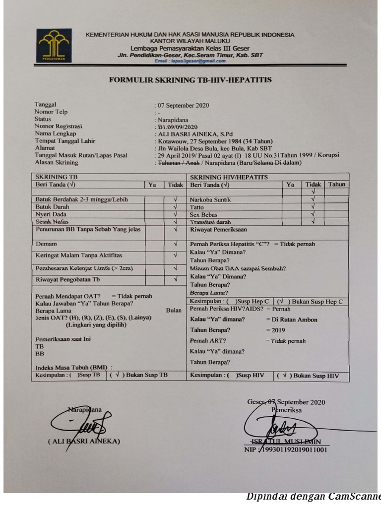 Berita Acara Dan Juklak Ali Basri Aineka | PDF