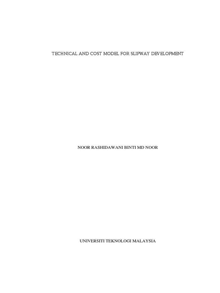 Slipway Development Cost Model | PDF | Regression Analysis | Errors And ...
