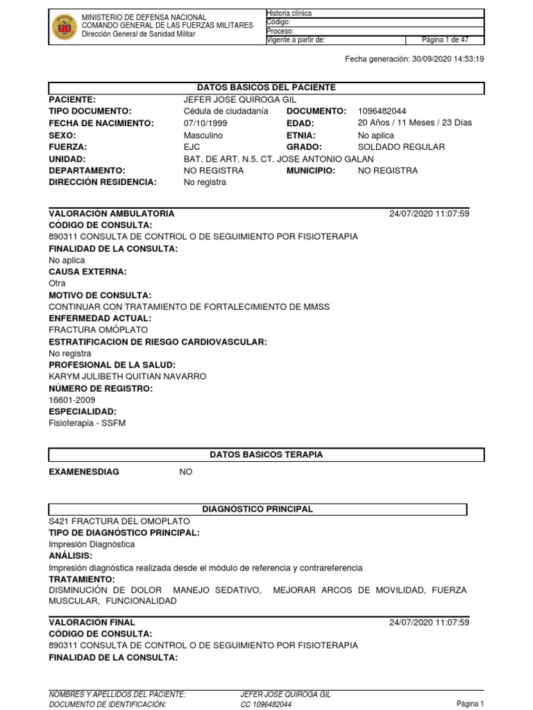 Kelly Mayerly Gomez Navarro PDF | PDF | Terapia física | Dolor lumbar