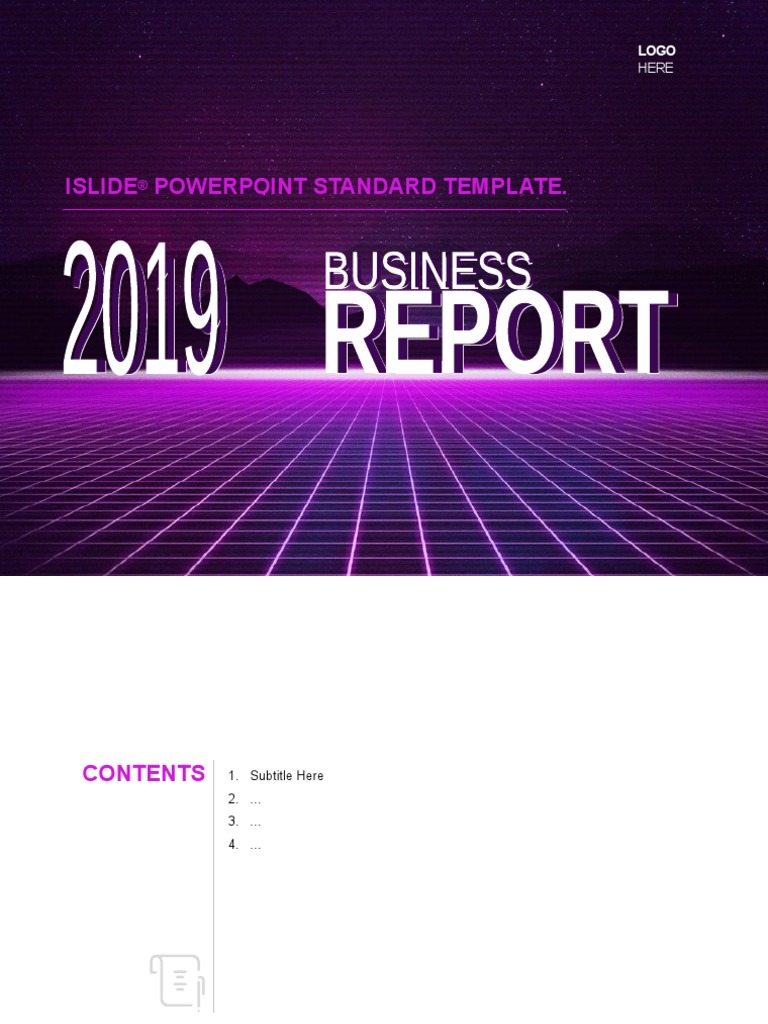 04.islide® Powerpoint Standard Template | PDF